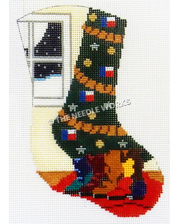 LARGE TEXAS THEMED SANTA – The Needle Works