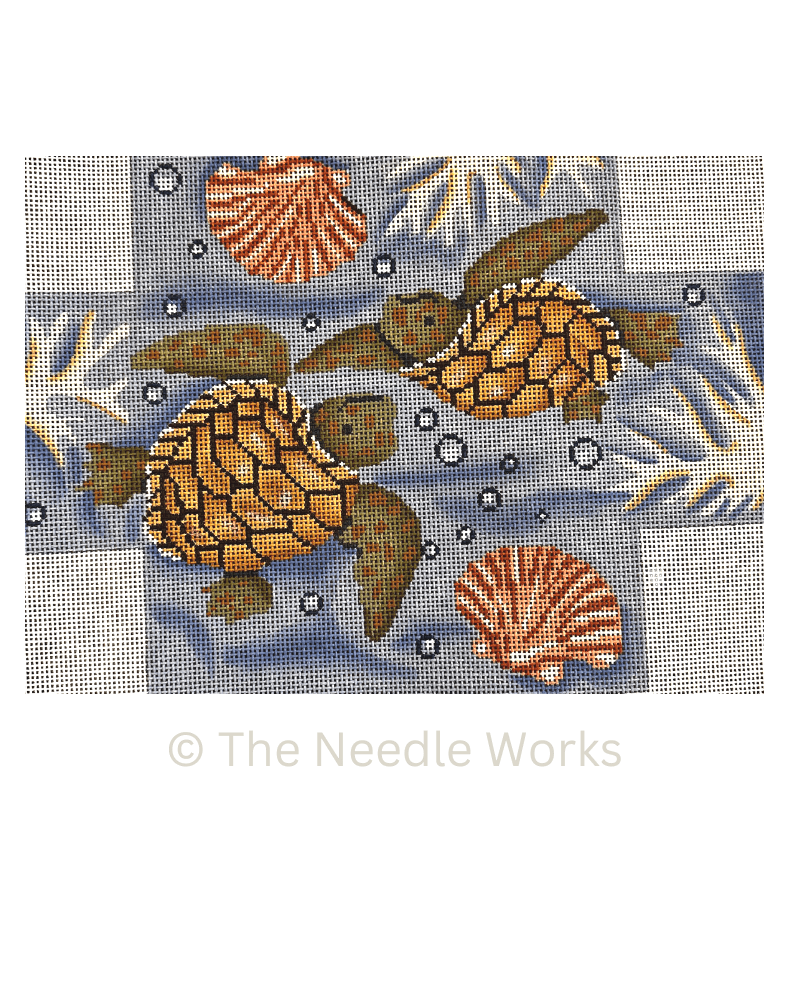 TURTLES AND SHELLS BRICK COVER – The Needle Works
